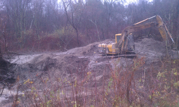 Water table pond install builder Michigan Lake Angelus, Michigan Water ...