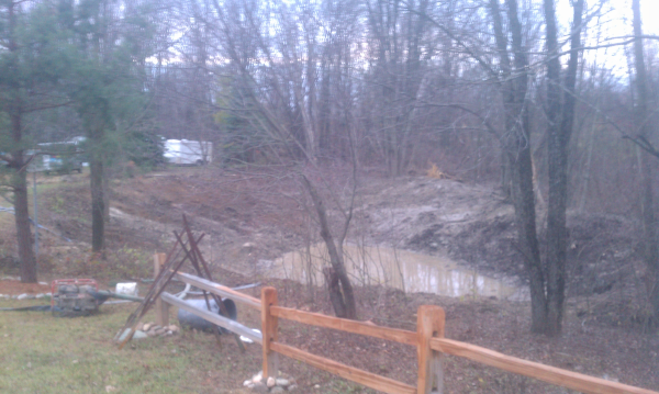 Water table pond install builder Michigan Lake Angelus, Michigan Water ...