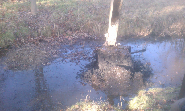 Michigan Ditch drain Clean out Michigan Rochester Hills, Oakland county